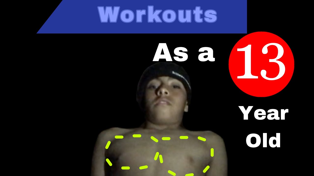 My Chest Workouts as a 13 year old teenager - YouTube