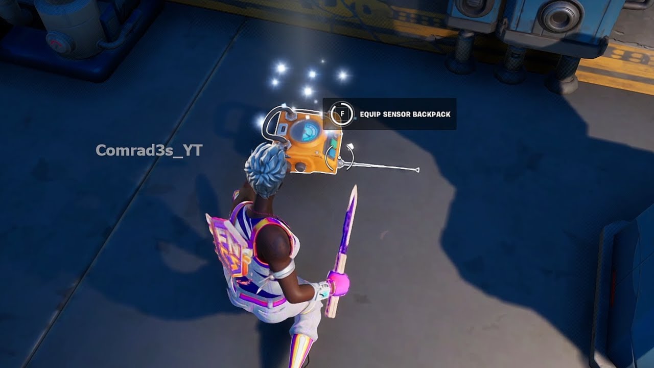 Equip the Sensor Backpack at Seven Outpost V or Research Lab Minotaur ...