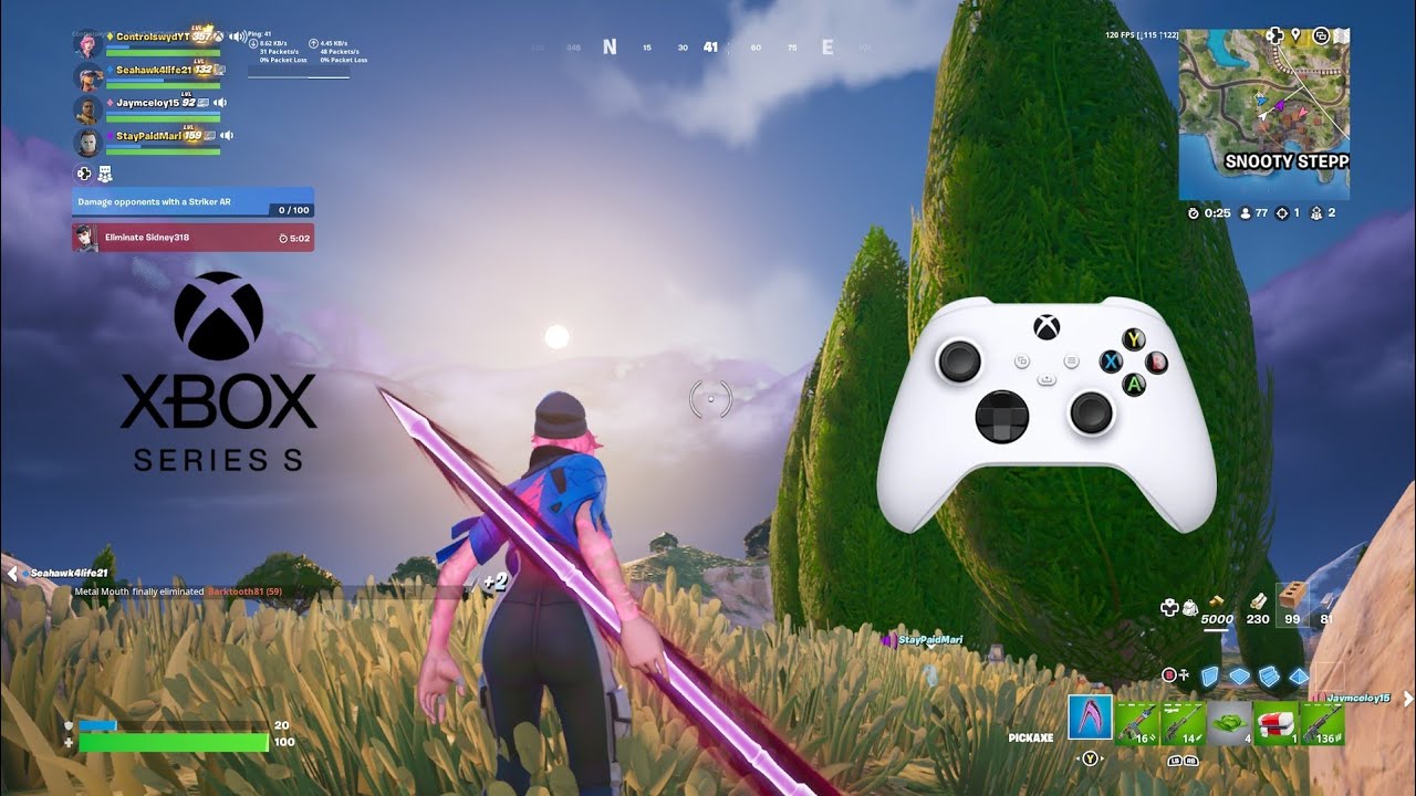 Xbox Series S Fortnite Chapter 5 Ranked Highlights On Controller ...