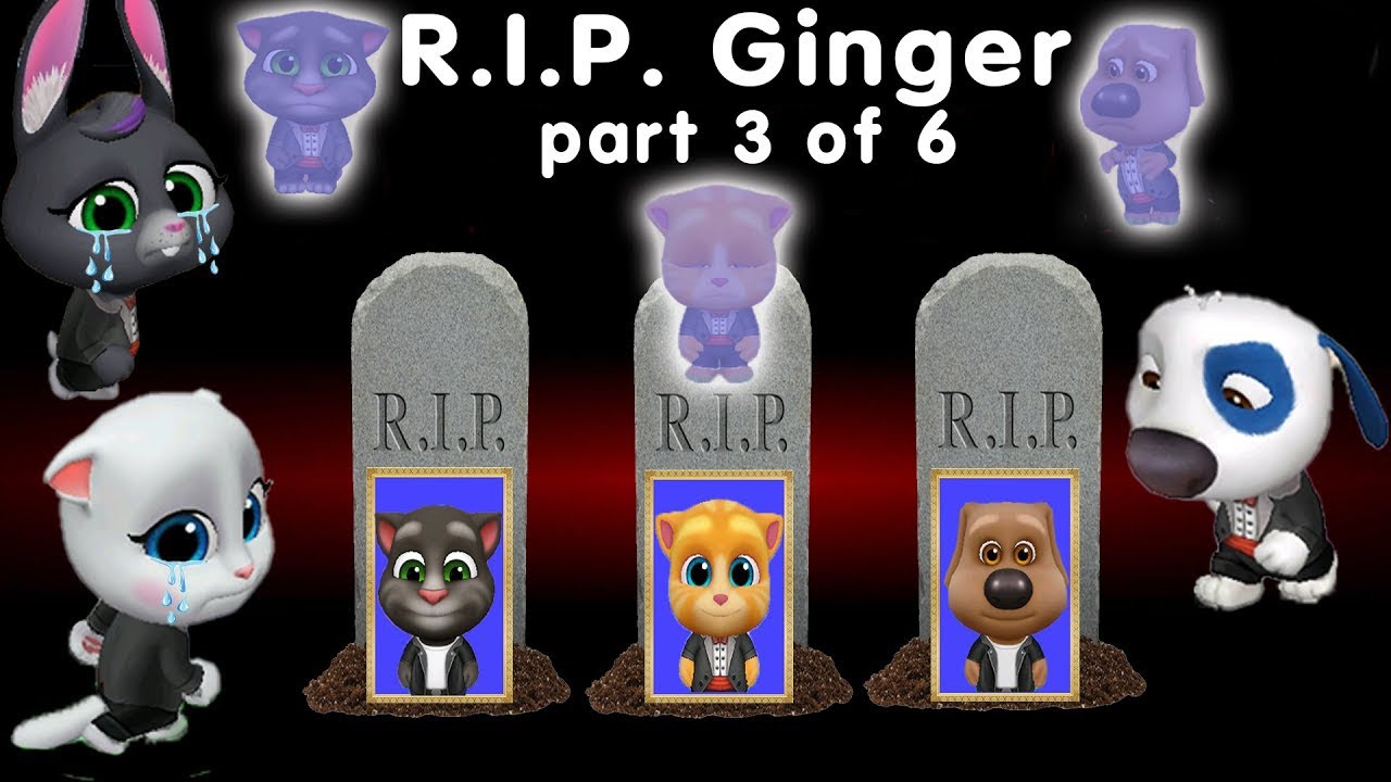 My Talking Tom Friends - AMONG US - R.I.P. Ginger - YouTube