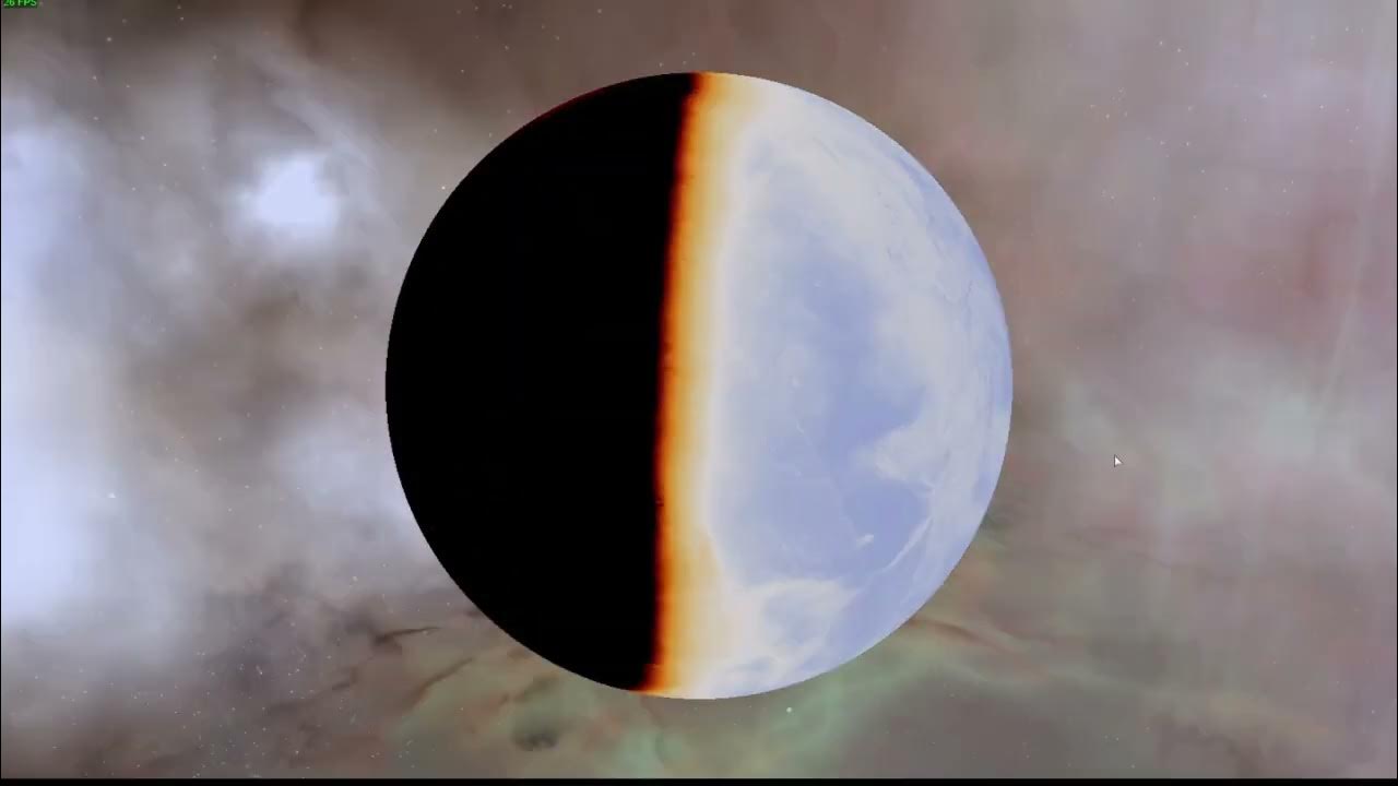 Making a lunar eclipse In Universe Sandbox - YouTube