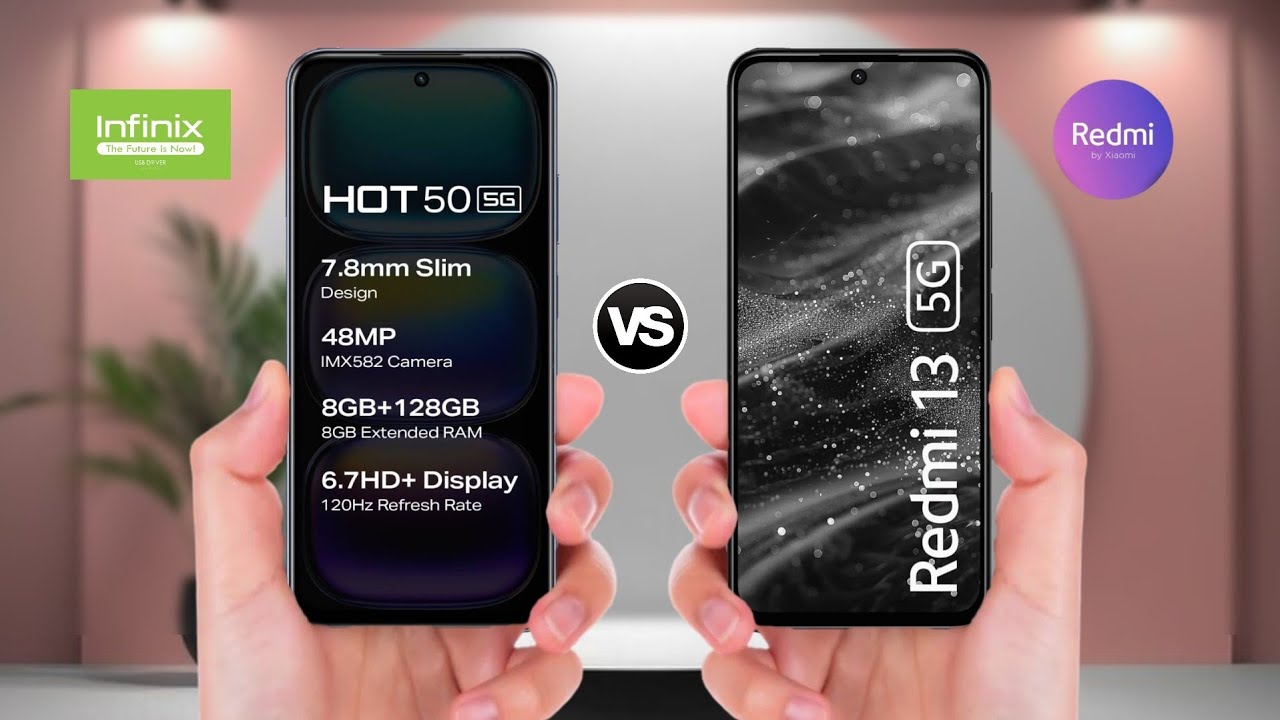 infinix Hot 50 5G Vs Redmi 13 5G - YouTube