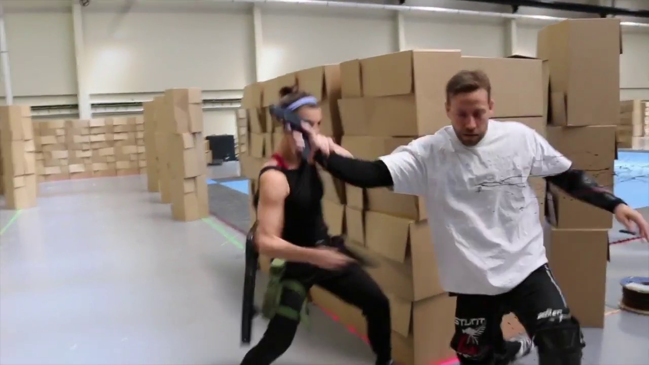 Carly Rees Stunt footage - YouTube