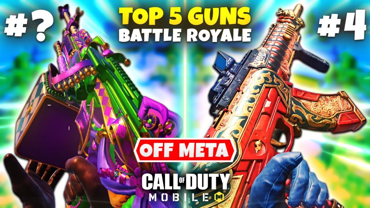 Top 5 OFF META Guns In SEASON 2 Battle Royale | COD Mobile | 5 Best OFF ...
