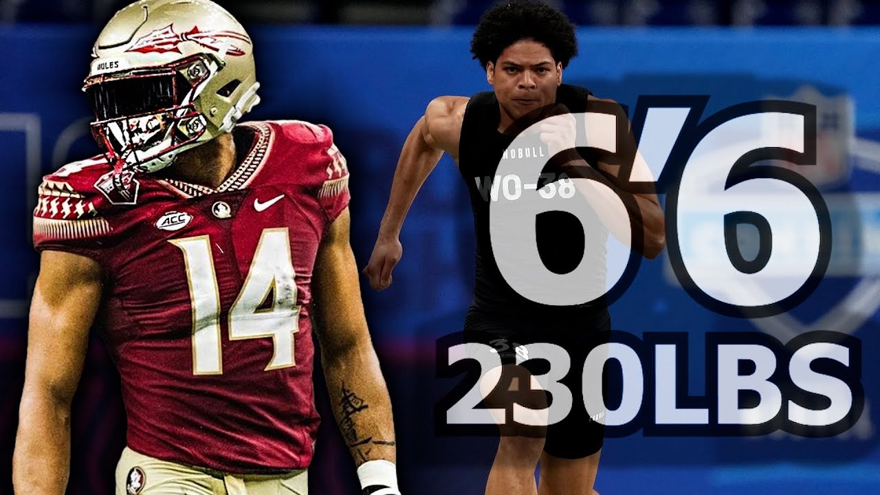 The BIGGEST Receiver in The Draft: Johnny Wilson | 2023 Highlights | WR ...