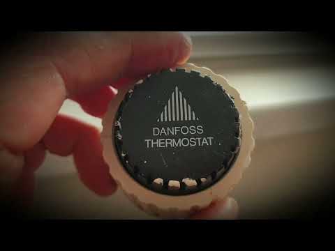 Danfoss Radiator Thermostat (TRV) removal - YouTube