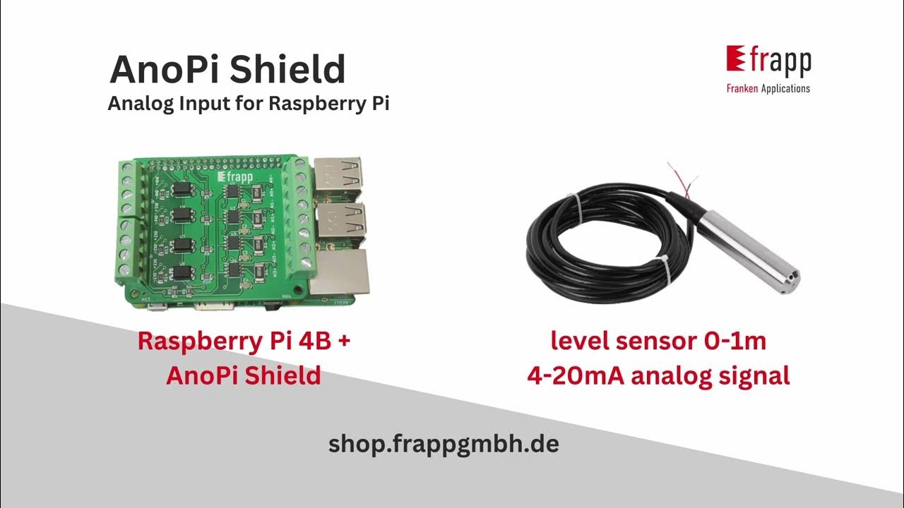 AnoPi read 4-20mA Signal Sensor with Raspberry Pi - YouTube