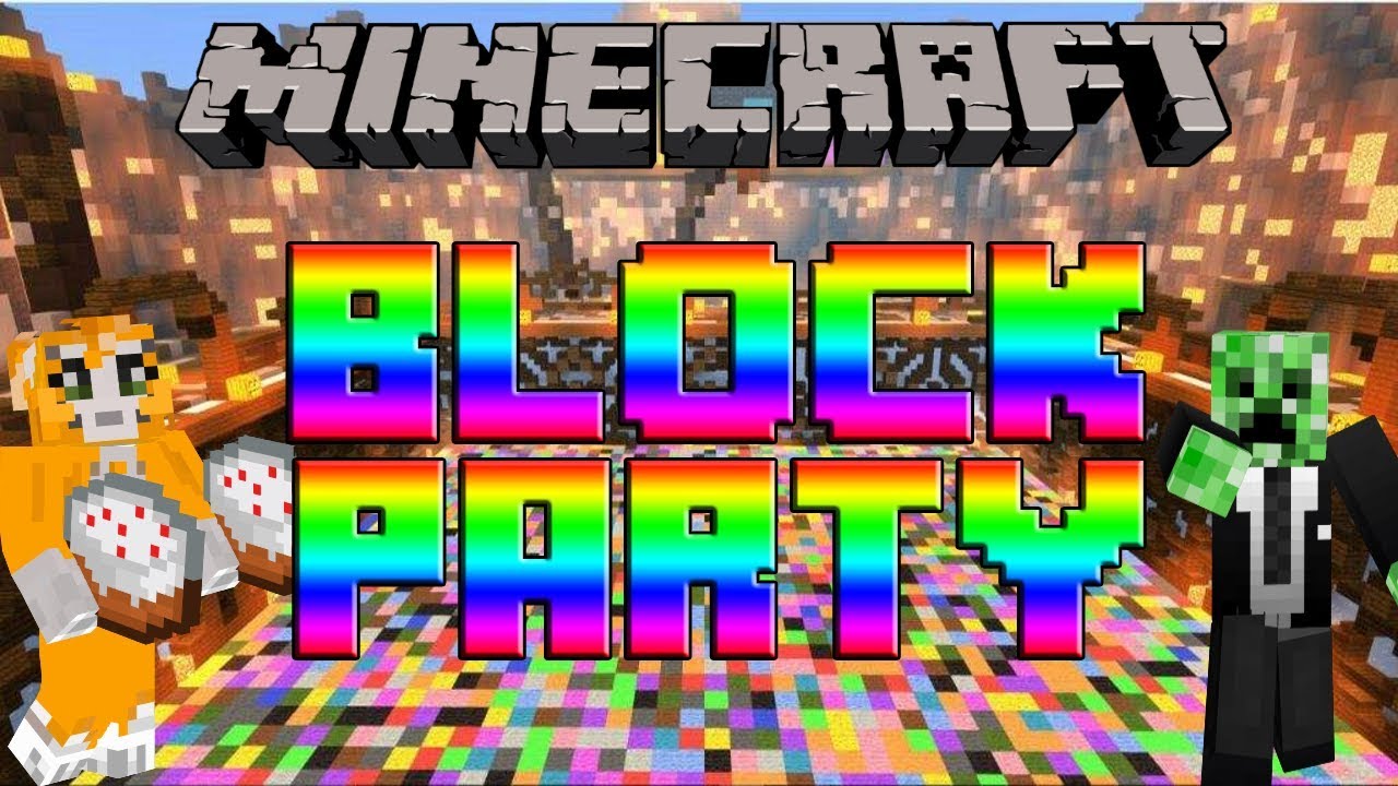 Minecraft(Xbox) BLOCK PARTY (Mini Game) w/FidgetGaming - YouTube