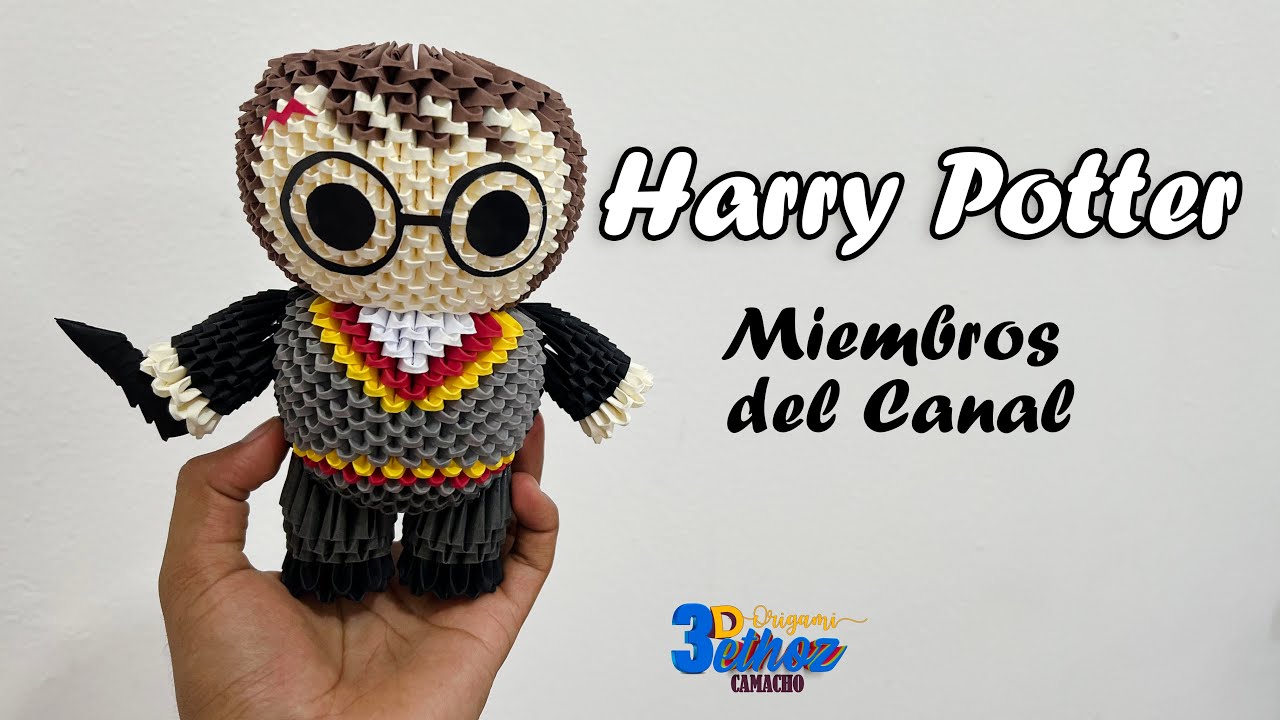 Harry Potter en Origami 3D 🔮 - Bethoz Camacho - YouTube