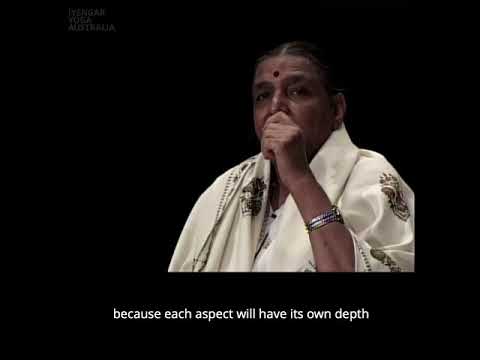 Geeta Iyengar, Australia 2003. The Path to Samadhi - The 8 Limbs of Yoga according to Patanjali