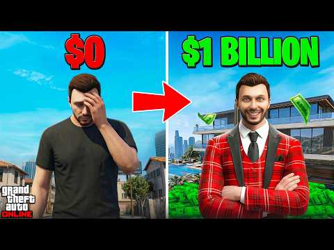 Starting From NOTHING to $1 BILLION in GTA Online | Bum to Billionaire #1