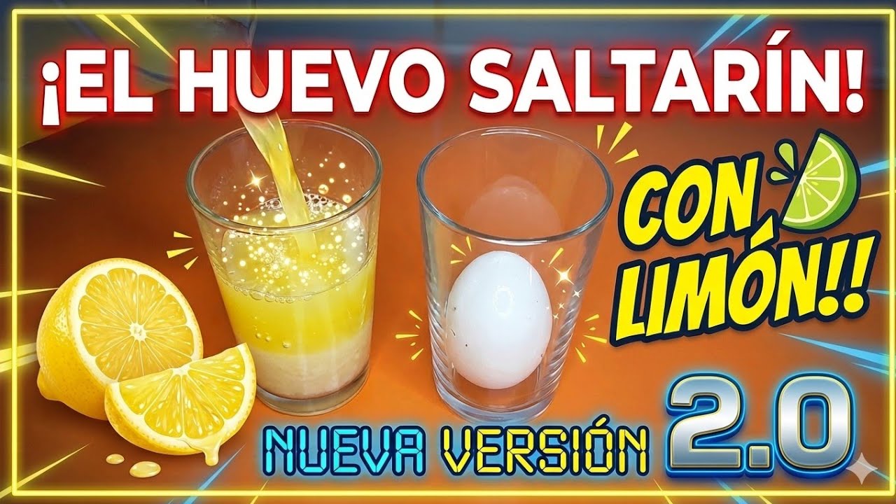 🥚 Como hacer el HUEVO SALTARIN 2.0 ¡¡Con LIMON!! - YouTube
