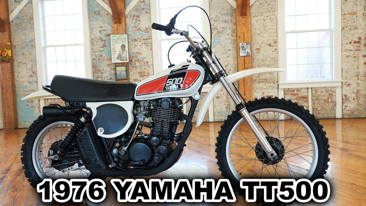 1976 YAMAHA TT500 SHOWROOM MINT - YouTube