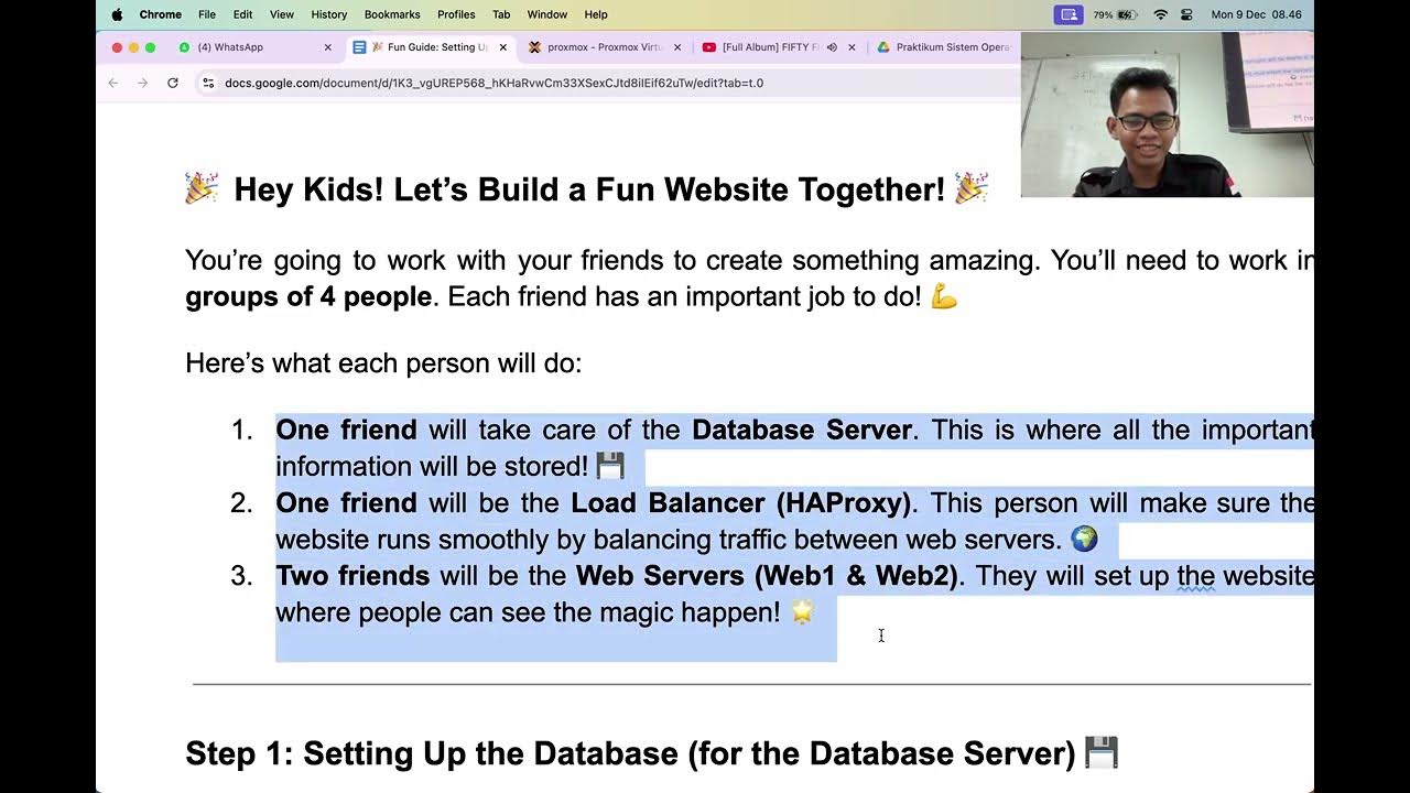 [S1SD-03-01] Praktikum Sistem Operasi - Setting Up a Node.js Web App, Database, and HAProxy ...