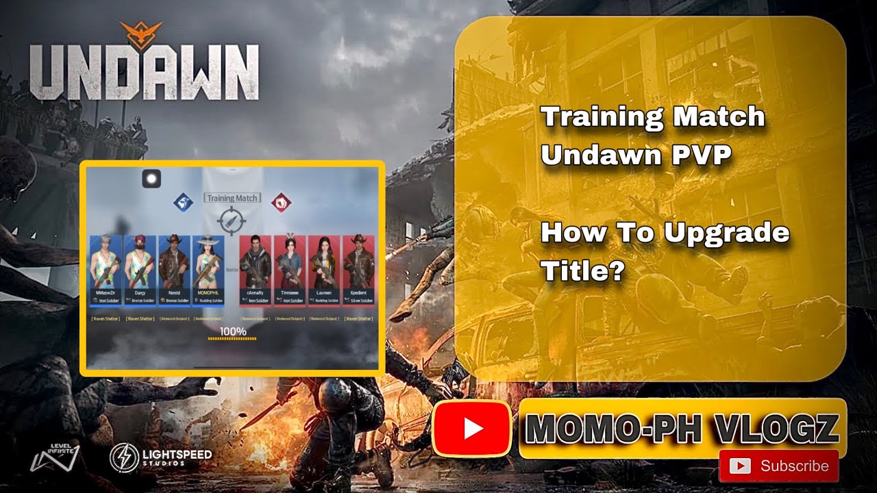 Undawn Garena PH - How To Upgrade Title? - YouTube