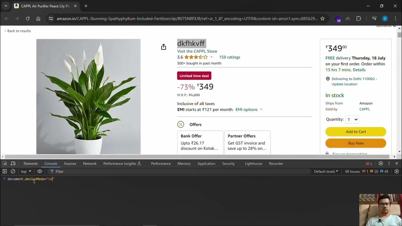 Live Edit Web Page | JavaScript | ES6 - YouTube