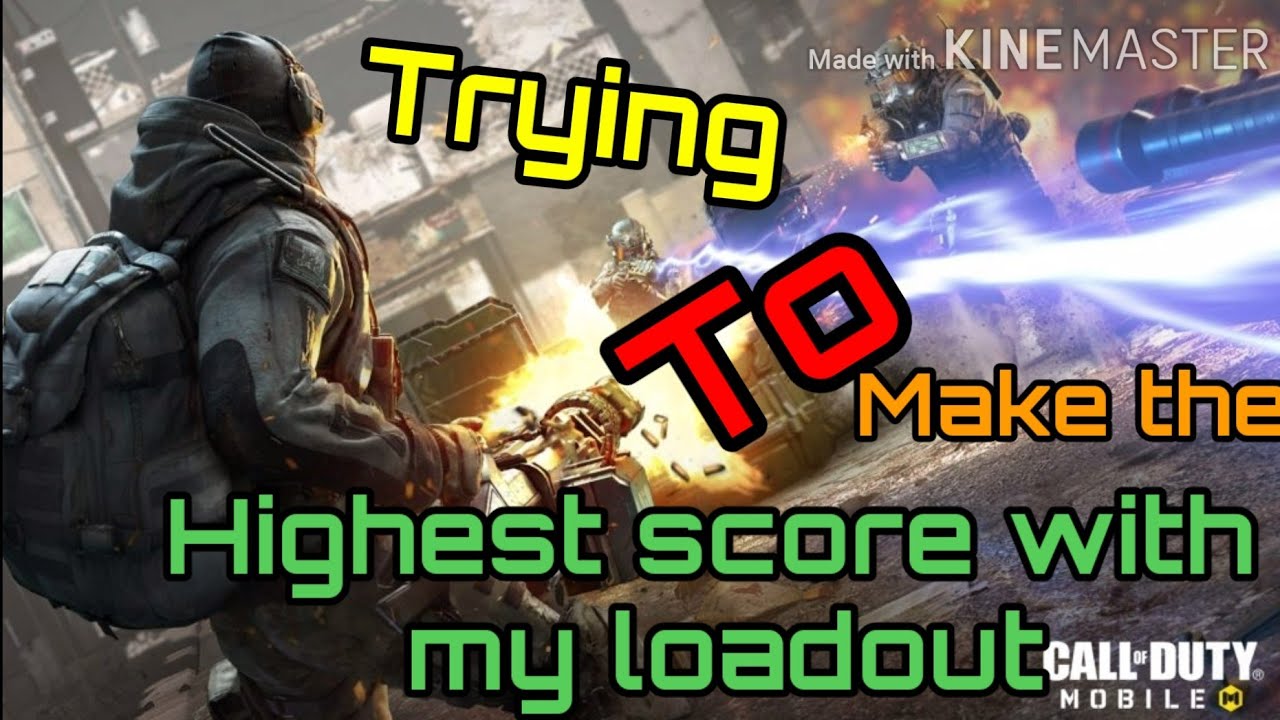 Trying to make the highest score with my loadout at firing range(COD ...