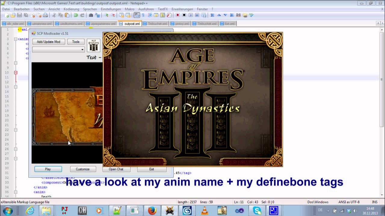 AOE3: Create a Launchpoint - YouTube