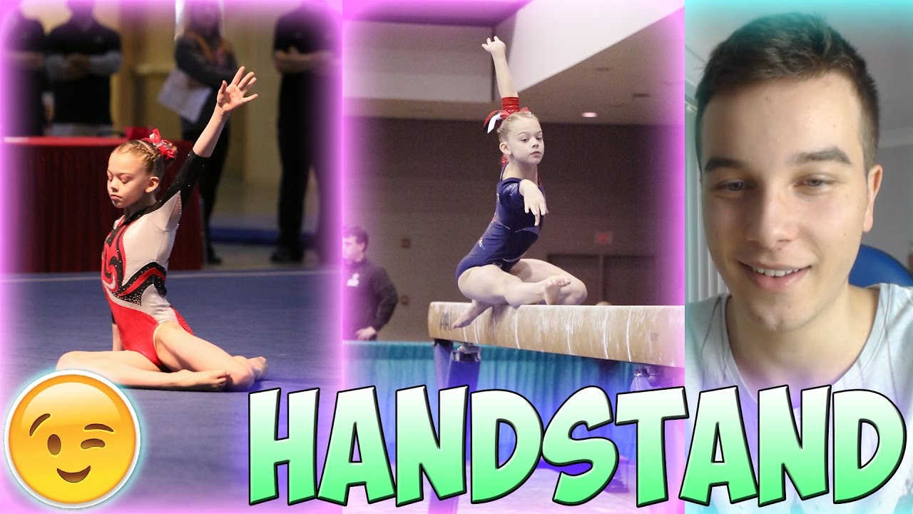 Whitney Bjerken WORLD RECORD HANDSTAND Reaction - YouTube