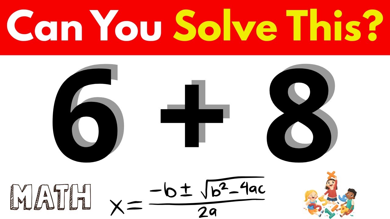 "🧠 50 Fun Math Questions for Kids | Easy to Hard Arithmetic Challenge ...