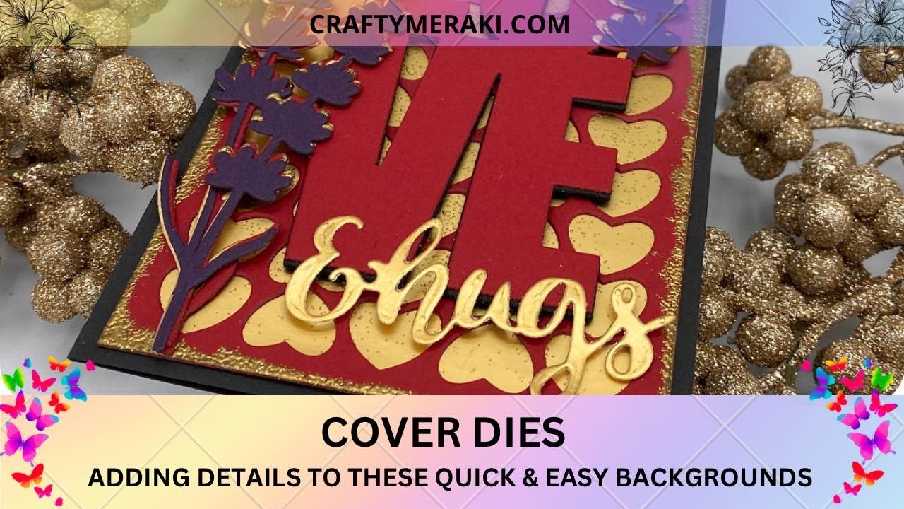 Quick & Easy Card Backgrounds using Cover Dies | Best Techniques For ...