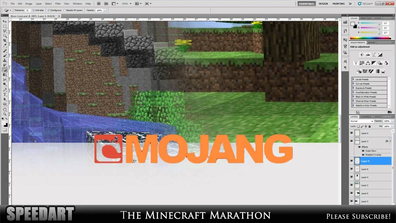 Minecraft Xbox 360 Cover Design - Speedart - YouTube