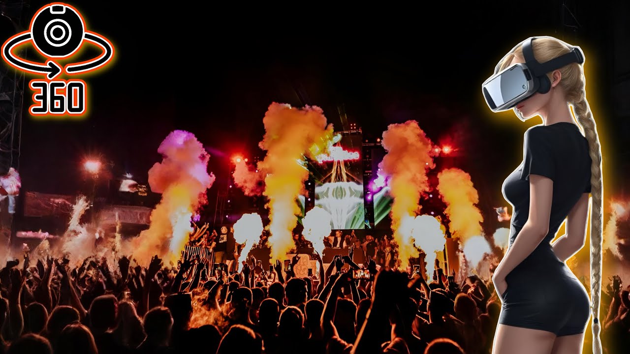 INSIDE a Wild Techno Party | VR 360° Experience - YouTube