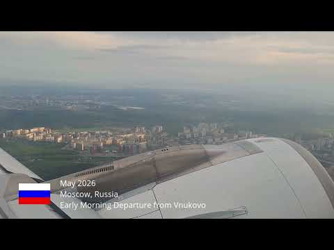 Moscow, Russia /// Early Morning Departure from Vnukovo /// Vodo Travel