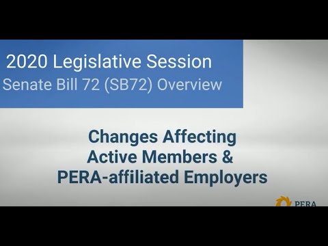 Senate Bill 72-Changes Affecting Active Members & PERA-affiliated ...