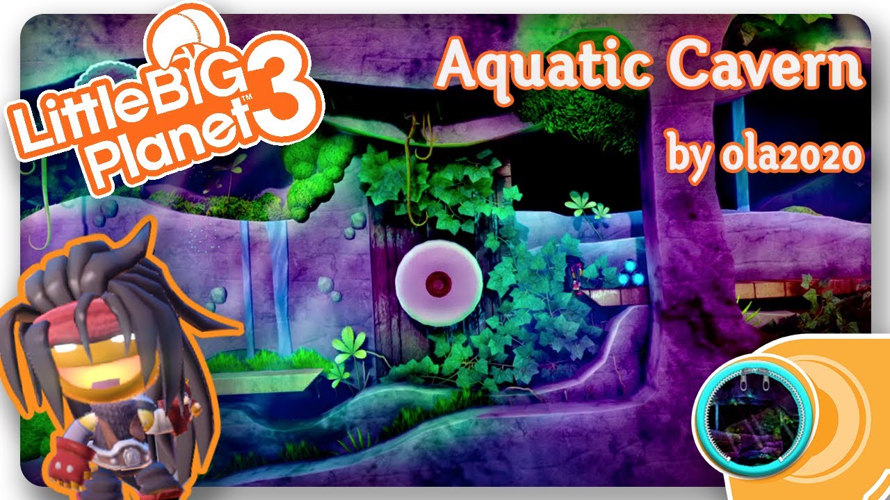 LittleBigPlanet 3 AQUATIC CAVERN | LBP Community Level - YouTube