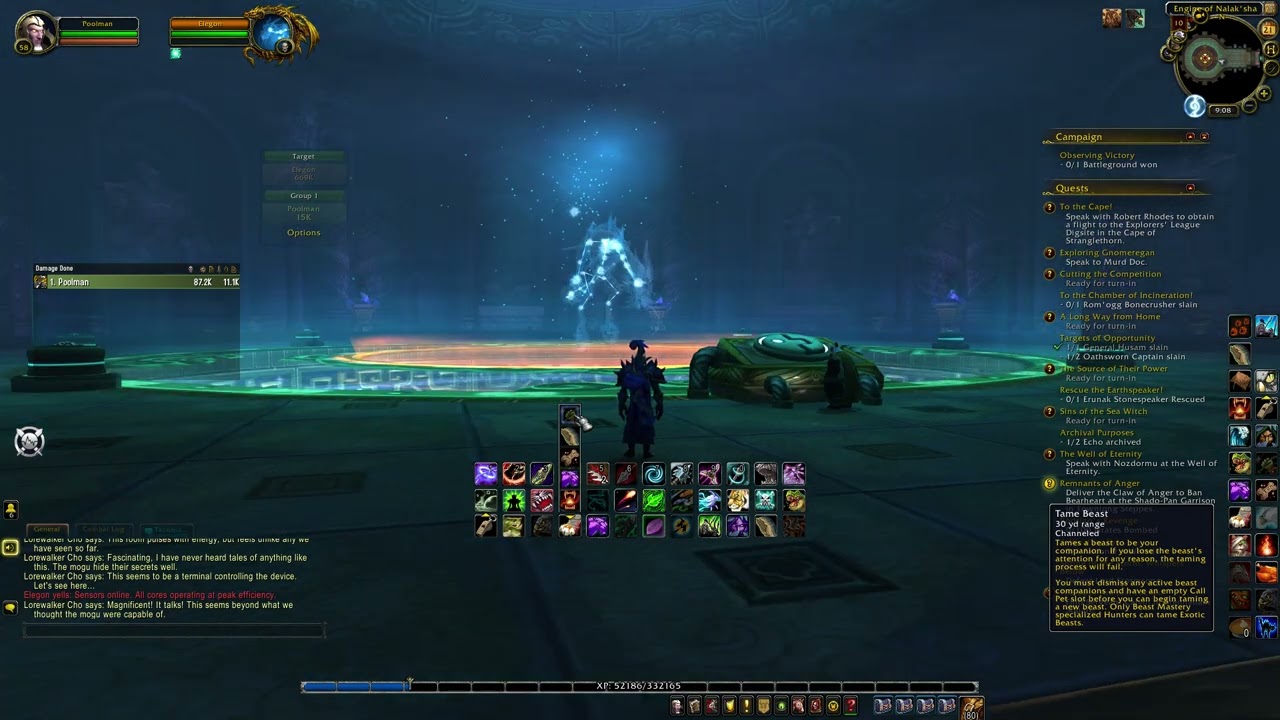 I tamed Elegon! - Exotic Hunter Pet - World of Warcraft - YouTube