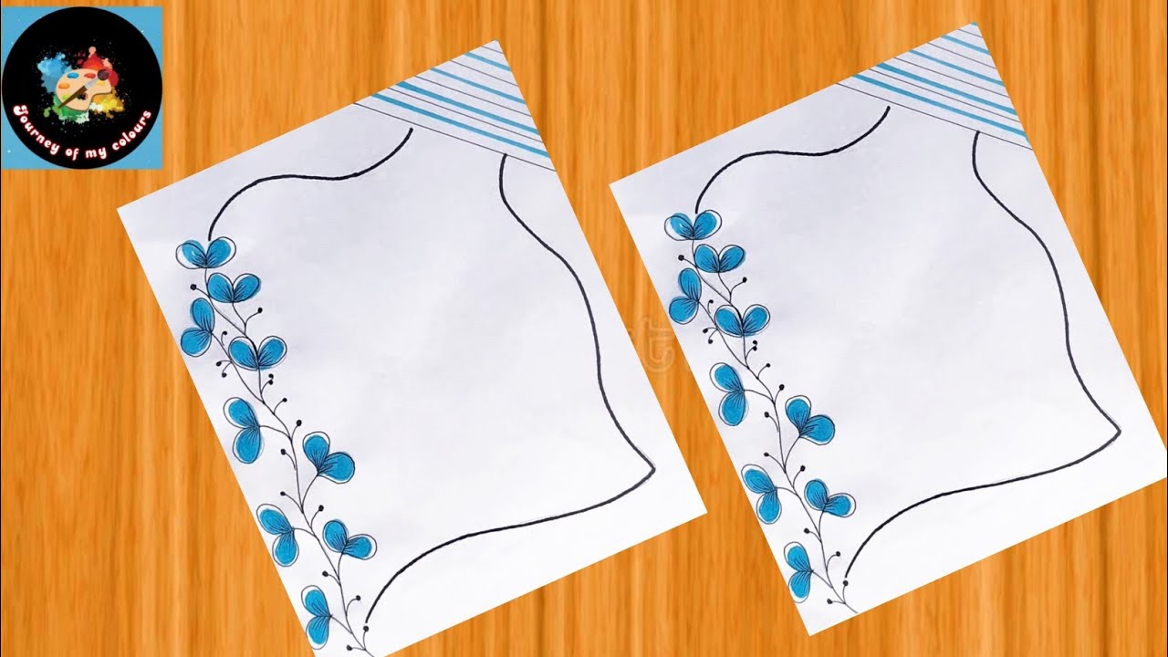 Easy Border Design for Project || Assignment Front Page Design/ Project ...