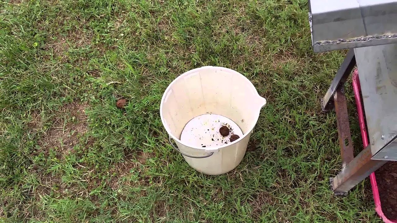 Homemade walnut cracker - YouTube