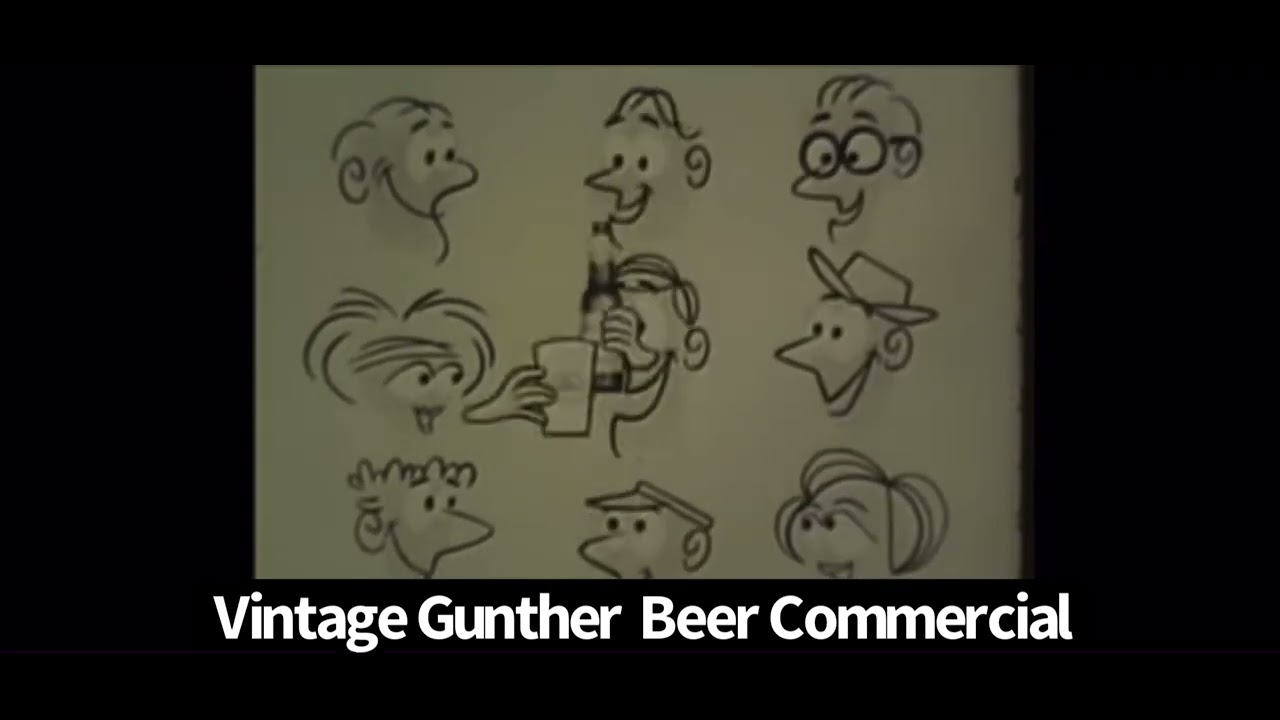 Vintage Gunther Beer Commercial - YouTube
