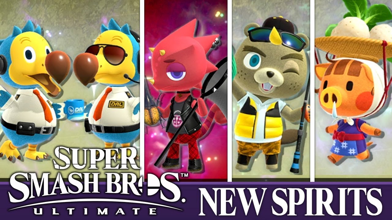 NEW SPIRITS from Animal Crossing New Horizons in Super Smash Bros ...