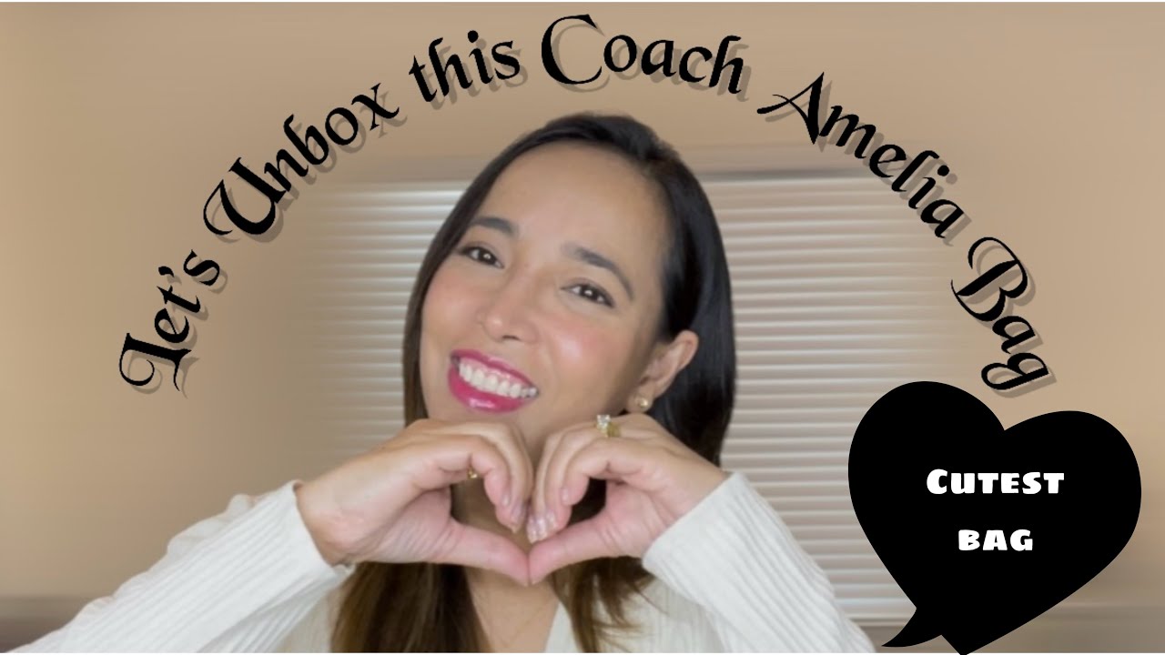 Unboxing Coach Amelia's Bag | The Combo is makes me excited - YouTube