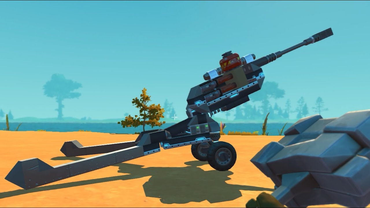 Scrap Mechanic | Artillery Gun Model 1 - YouTube