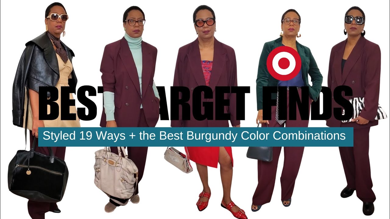 Best Suit Ever From Target + the Best Colors to Wear with Burgundy ...