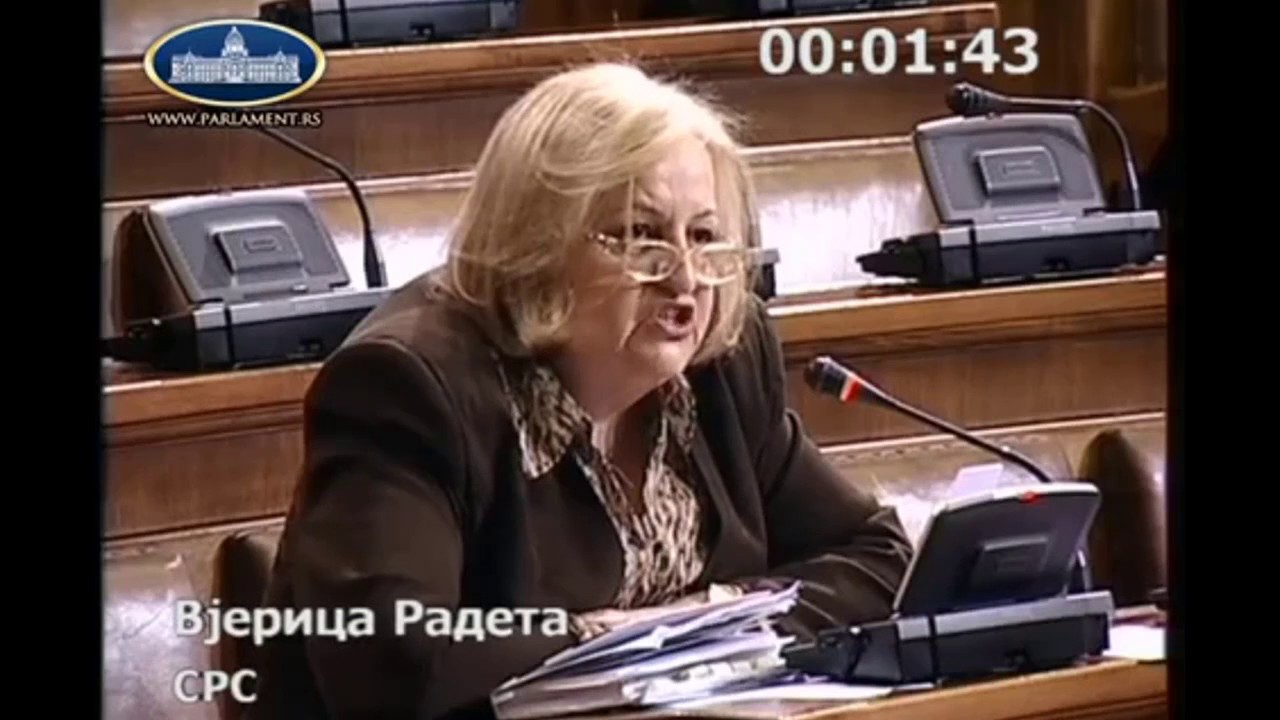 Vjerica Radeta: Zorana Mihajlović vređa, drska je i bezobrazna! - YouTube