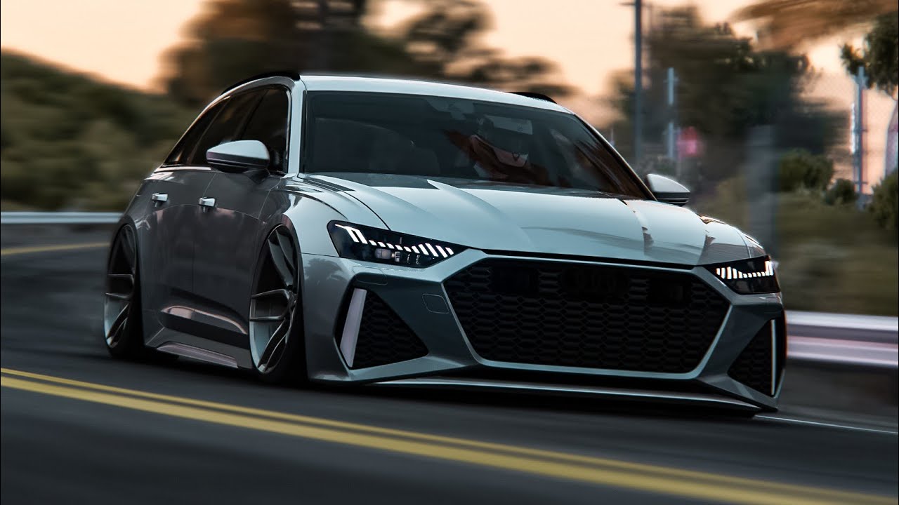 797 bhp; Lowered Audi RS6 C8 - YouTube