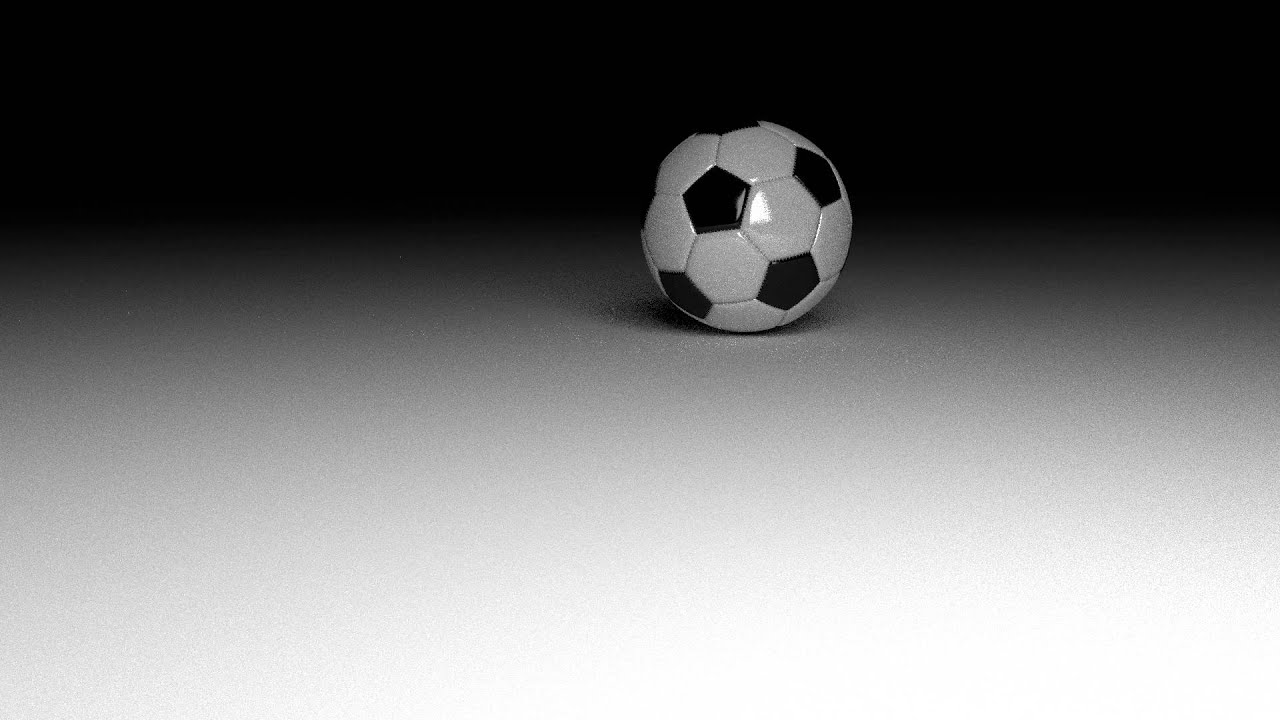 Blender Animation Football Rolling - YouTube