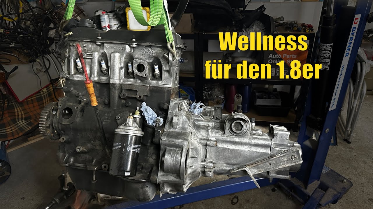 Es geht los! | Golf 2 Motor ausbauen und reinigen - YouTube