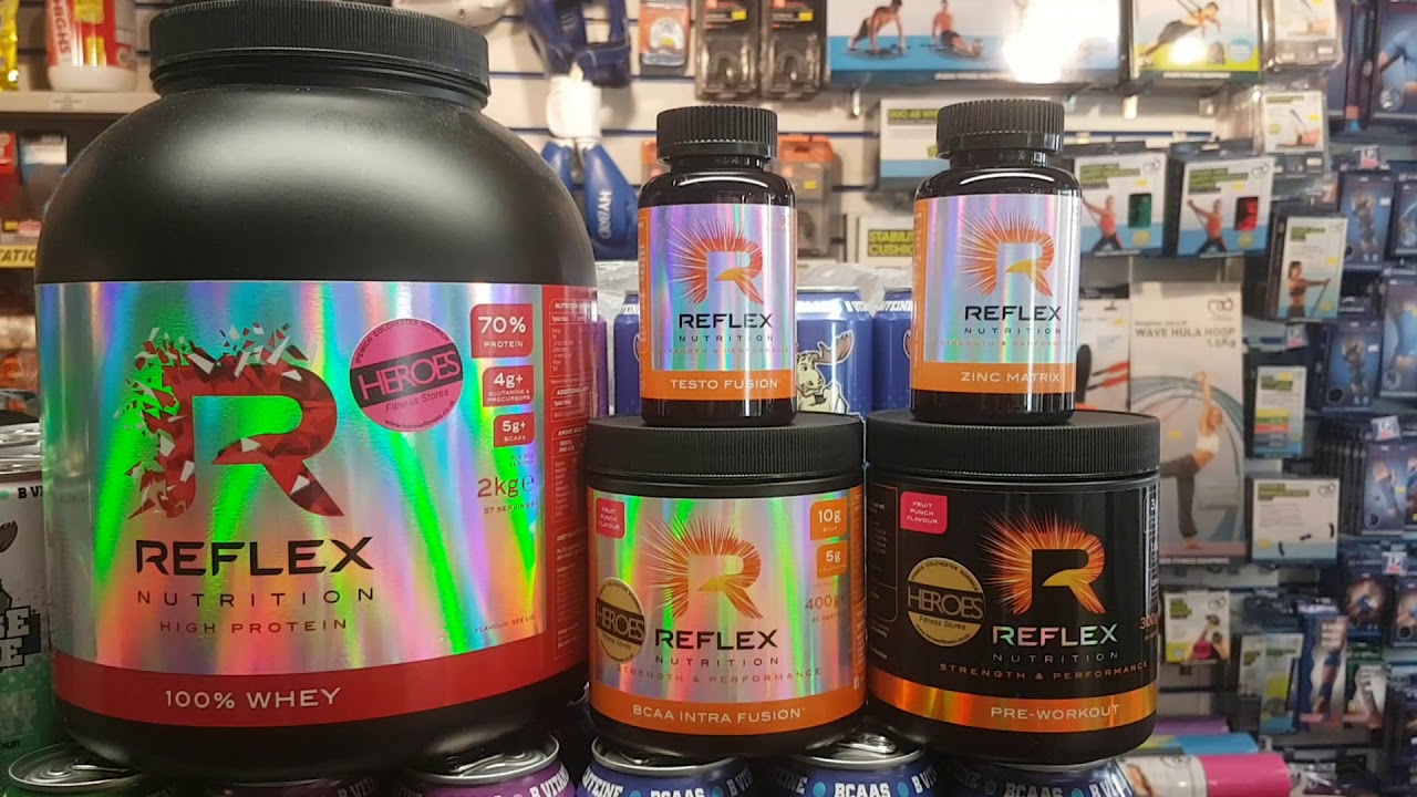 Reflex Lean Muscle Building Supplement Stack By Heroes Fitness Store ...