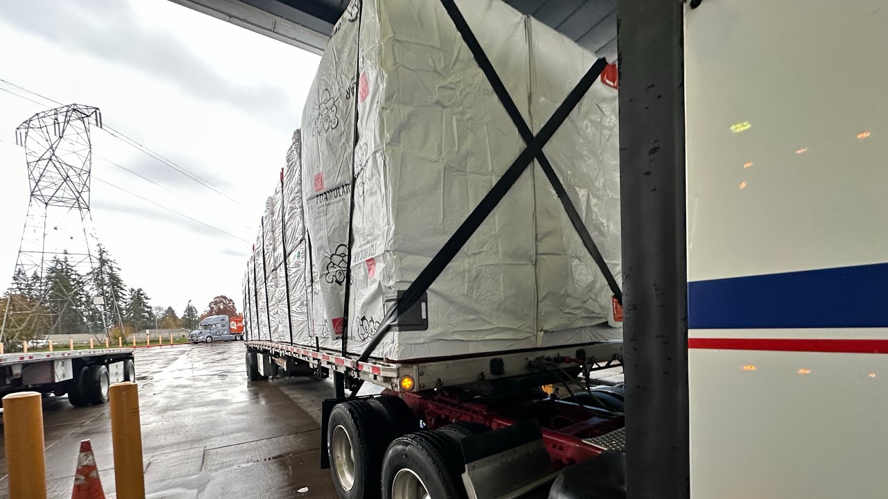 OTR Flatbed Trucking #414. Two stop drop load. Picking up installation ...