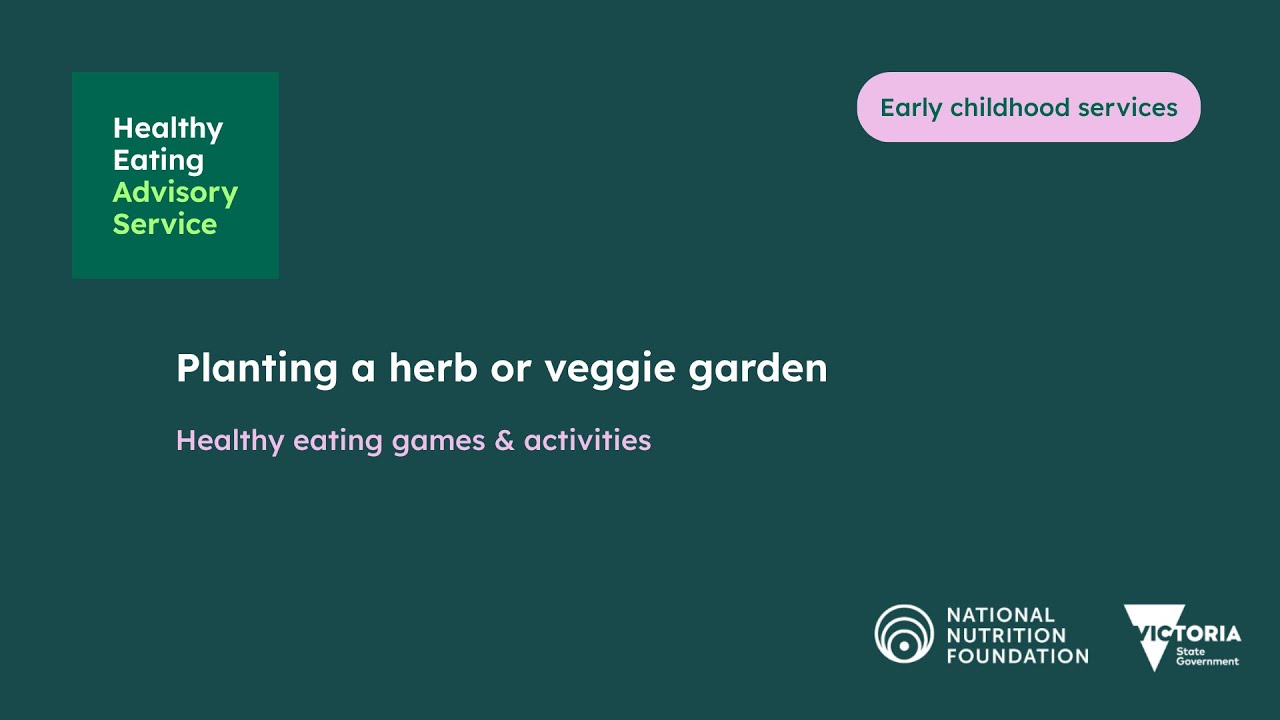 Planting a herb or veggie garden | Healthy eating games & activities ...