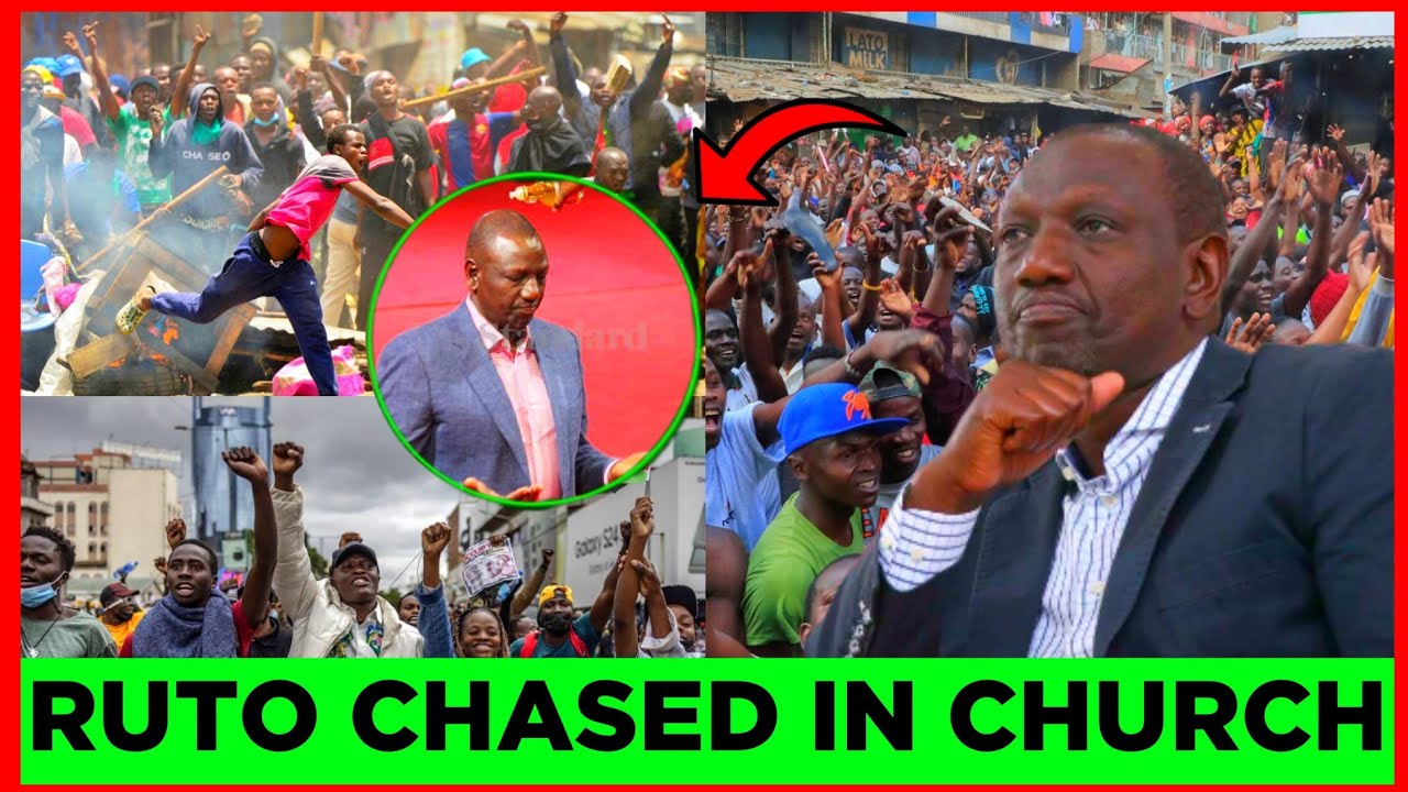 Ruto Must go!! Ruto Chased from Church by Angry Pastors over Fake ...