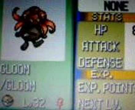 Shiny Gloom Pokemon Emerald - YouTube