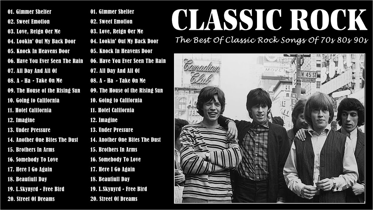 Classic Rock Playlist Ever - Greatest Hits Classic Rock 70s 80s 90s ...