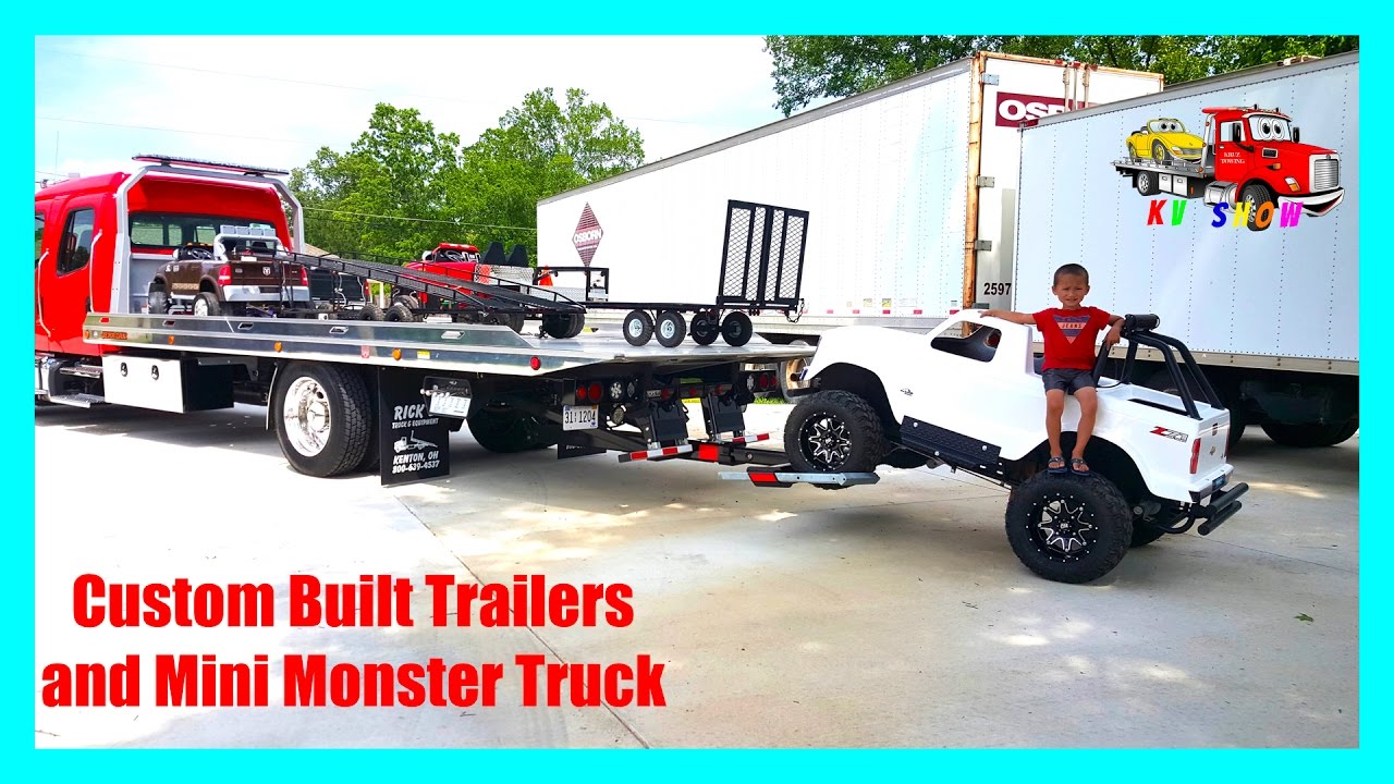 Playing And Loading His Custom Built Trailers And Putting The Mini ...
