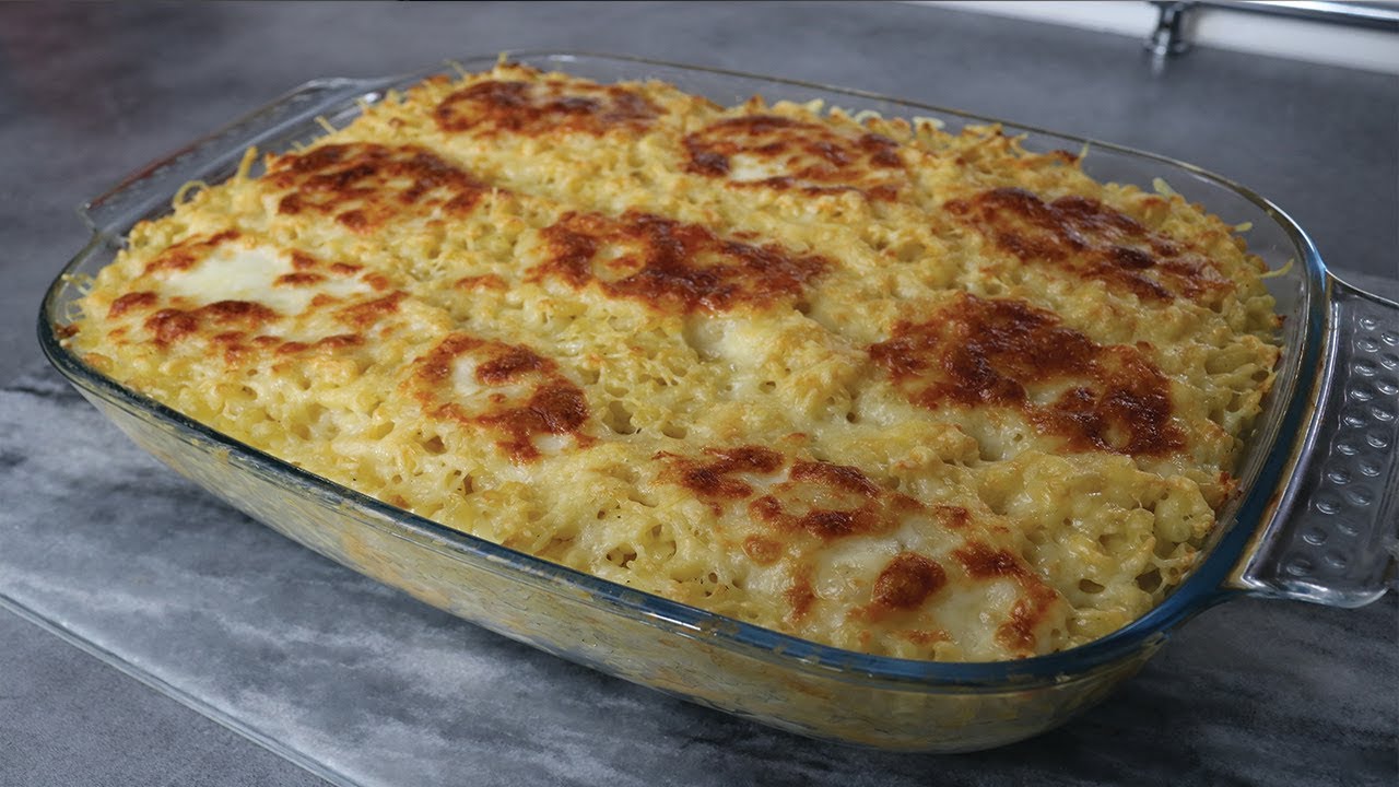 Gratin de pâtes aux 4 fromages facile et rapide - YouTube